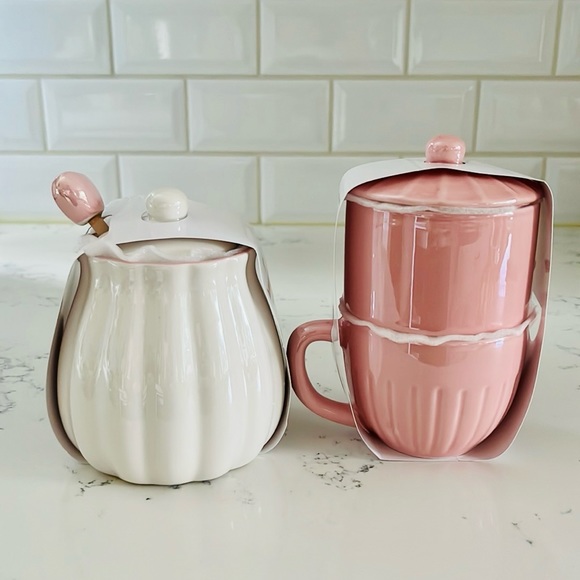Target | Dining | Target Bulleyes Ceramic Honey Pot Sugar And Creamer ...